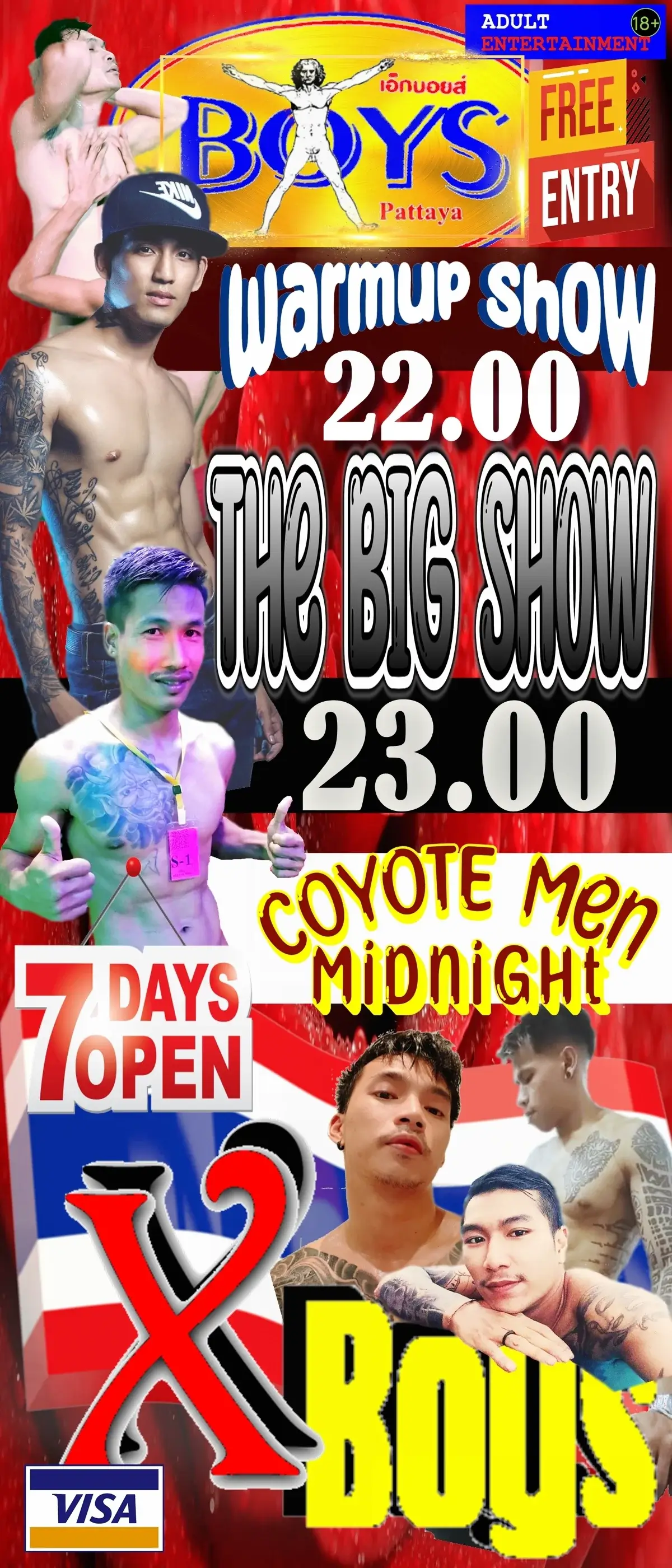 X Boys Pattaya | Gay Show Adlut +18 - BoyinThai